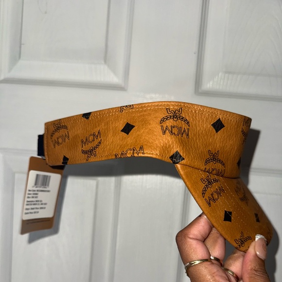 MCM | Accessories | Mcm Brown Monogram Hat | Poshmark